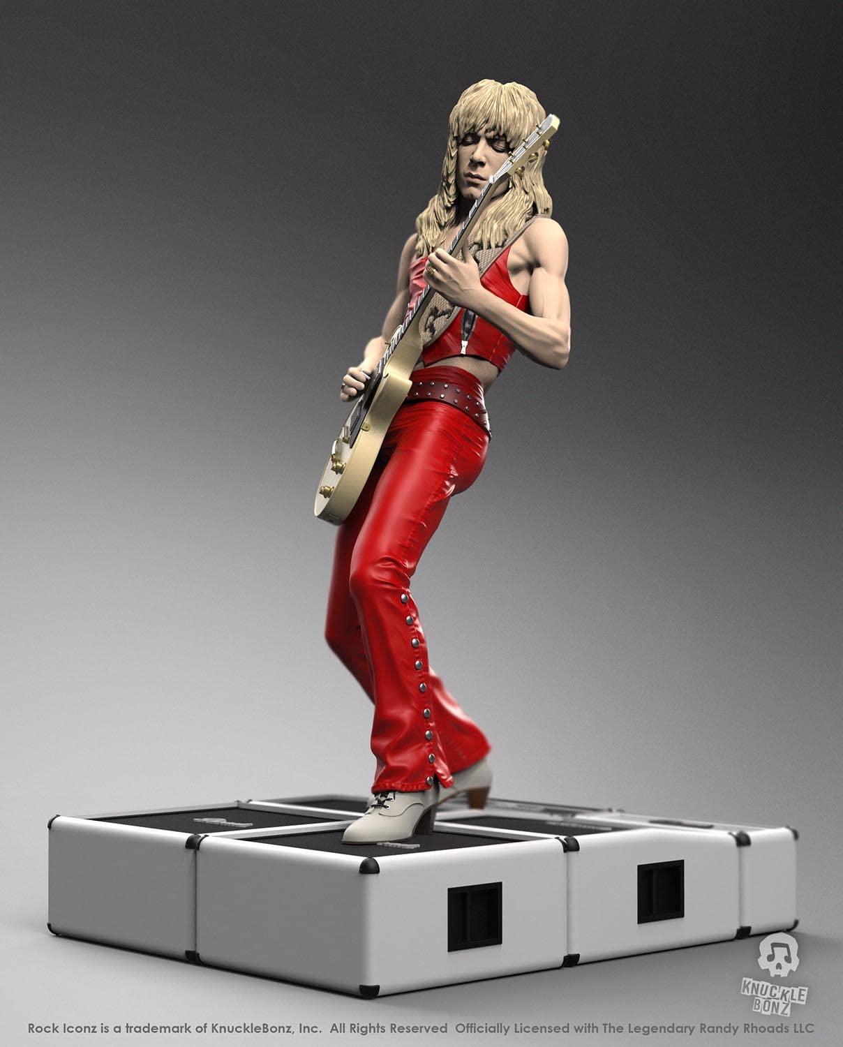 Knucklebonz - Randy Rhoads III Limited Edition Collectible Statue (only 3000 Created) - Rock Iconz, Officially Licensed, Includes CoA