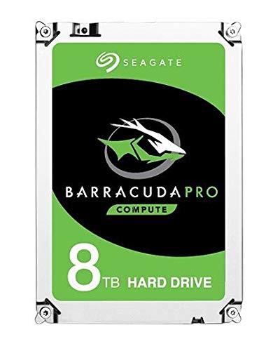 SEAGATE ST8000DM0004 BarraCuda Pro 8TB 7200 RPM 256MB Cache Hard Drive - 3.5",Silver