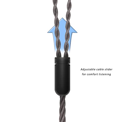 Campfire Audio Smoky Lite Litz IEM Cable | MMCX Cable Silver Plated Replacement Headphone Cable