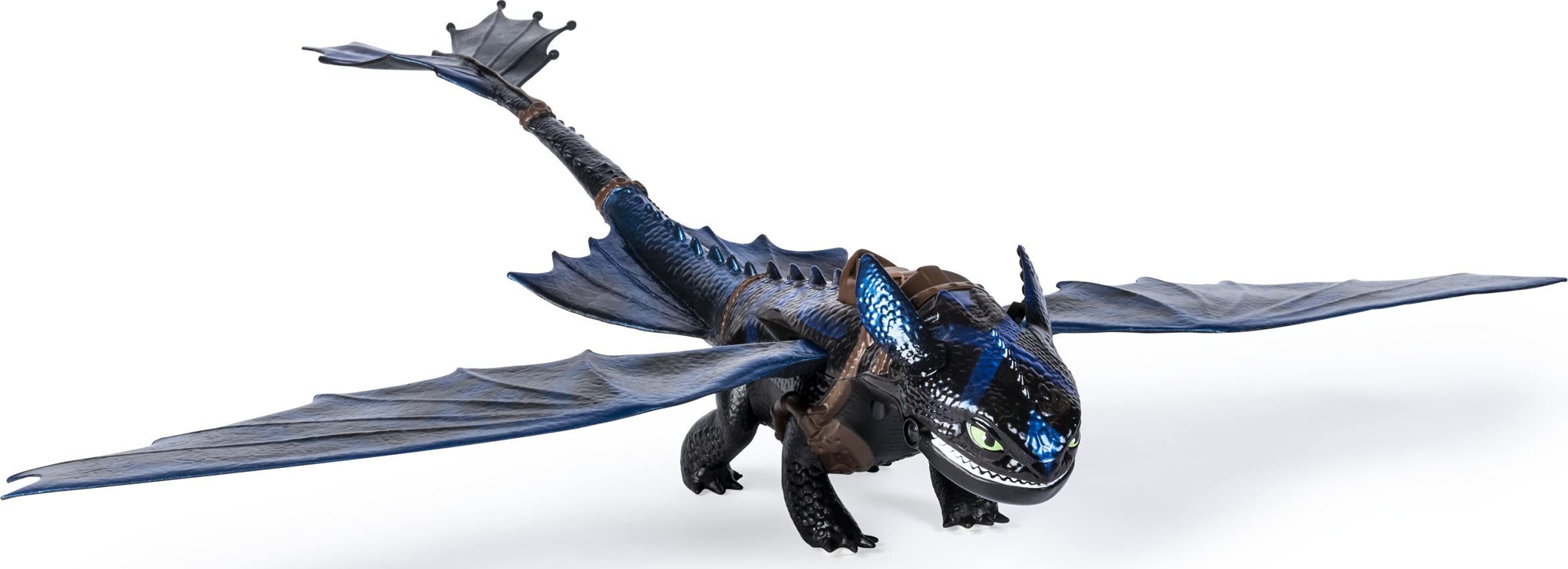 Dreamworks Dragons, Giant Fire Breathing Toothless Action Figure, 20-inch Dragon with Fire Breathing Effects