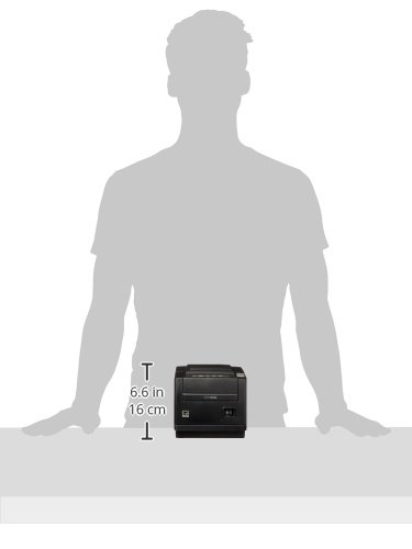 Citizen America CT-S801S3ETUBKP CT-S801 Series POS Thermal Printer with PNE Sensor, Top Exit, 300 mm/Sec Printing Speed, IEEE1284 Ethernet Connection, Black