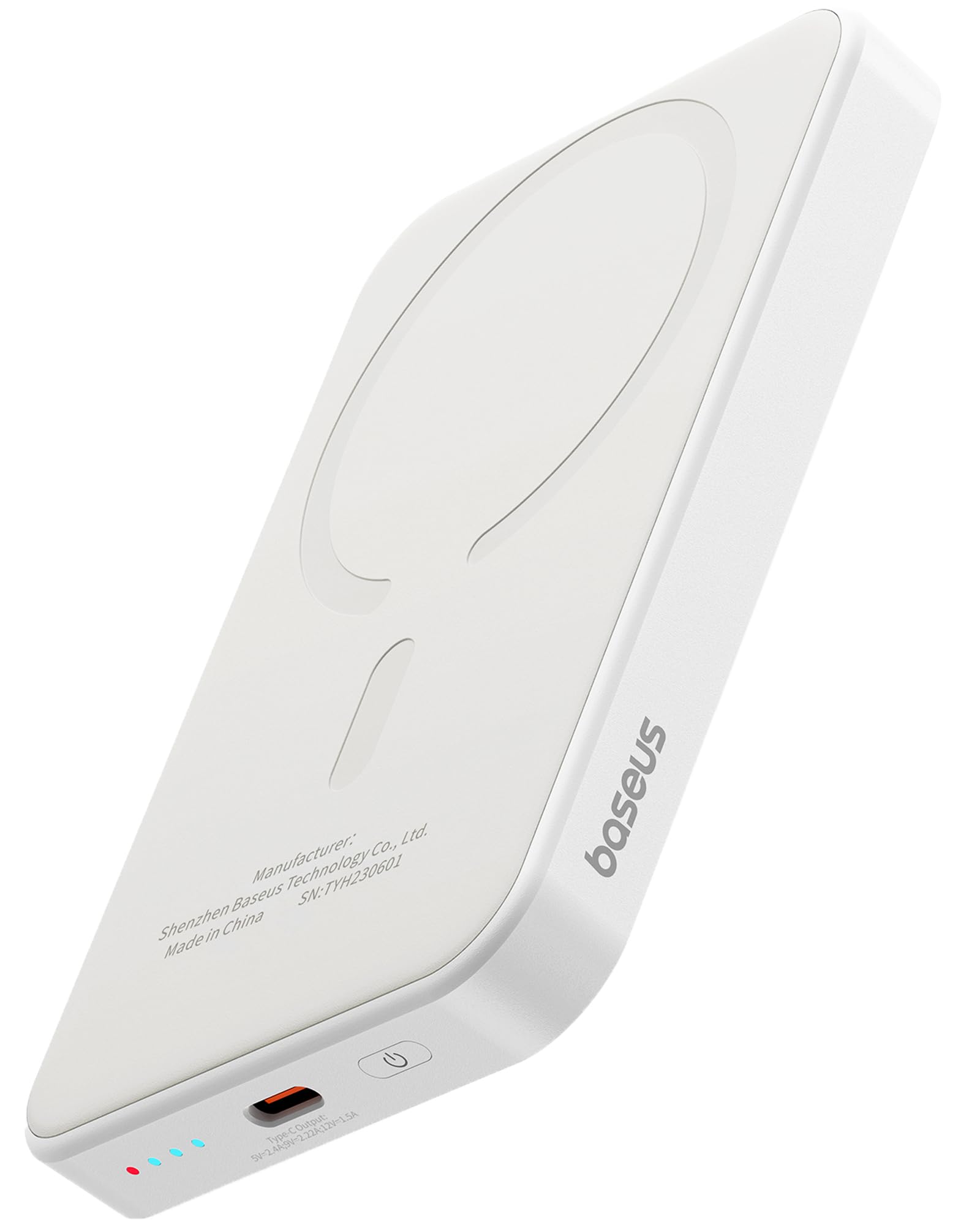 Baseus for Magsafe Battery Pack, 5000mAh Wireless Portable Charger for iPhone, PD 20W Magnetic Power Pank Fast Charging with USB-C Cable, Slim Magsafe Charger for Apple iPhone 15/14/13 Series, AirPods
