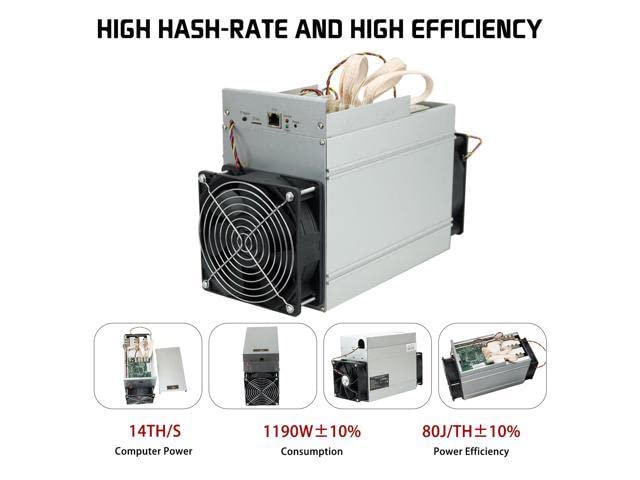 Antminer S9K 14TH/s Bitcoin Miner, 1190W Asic BTC Miner SHA-256 Algorithm Professional Bitcoin Mining Machine