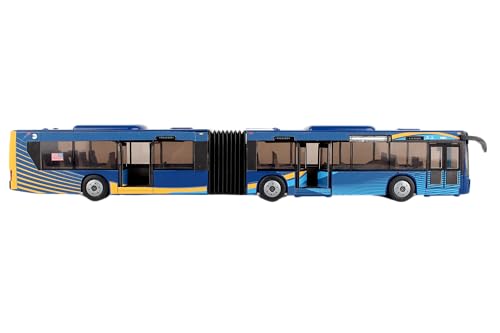Daron MTA New York City Bus 16" Articulated Bus RT8571 Toy, Blue , Brown