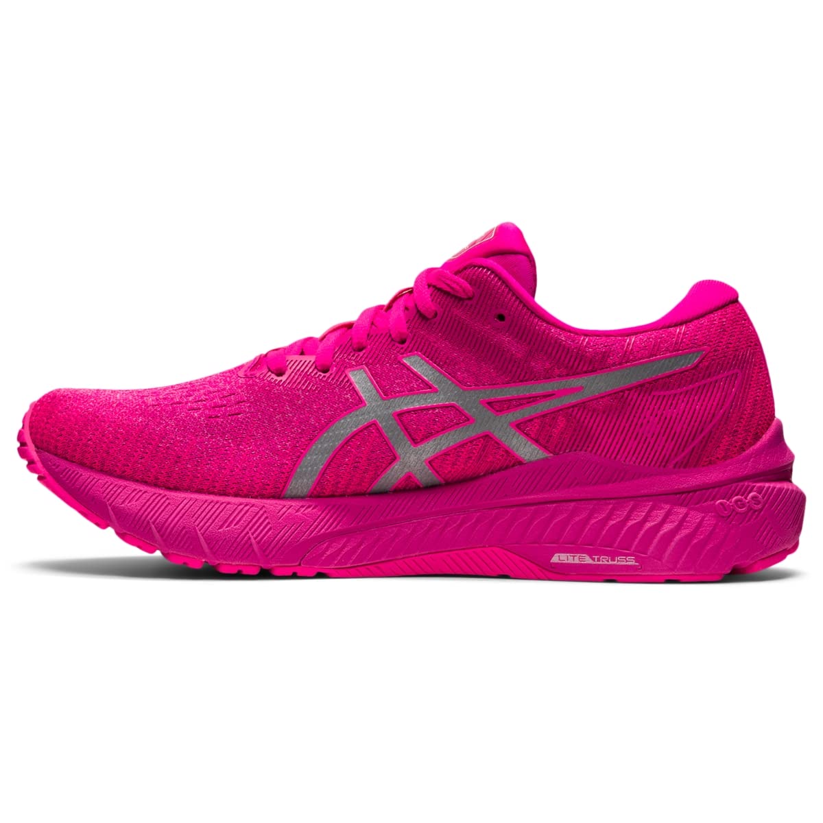 ASICS Women's GT-2000 10 LITE-Show Running Shoe, 8, LITE-Show/Pink GLO