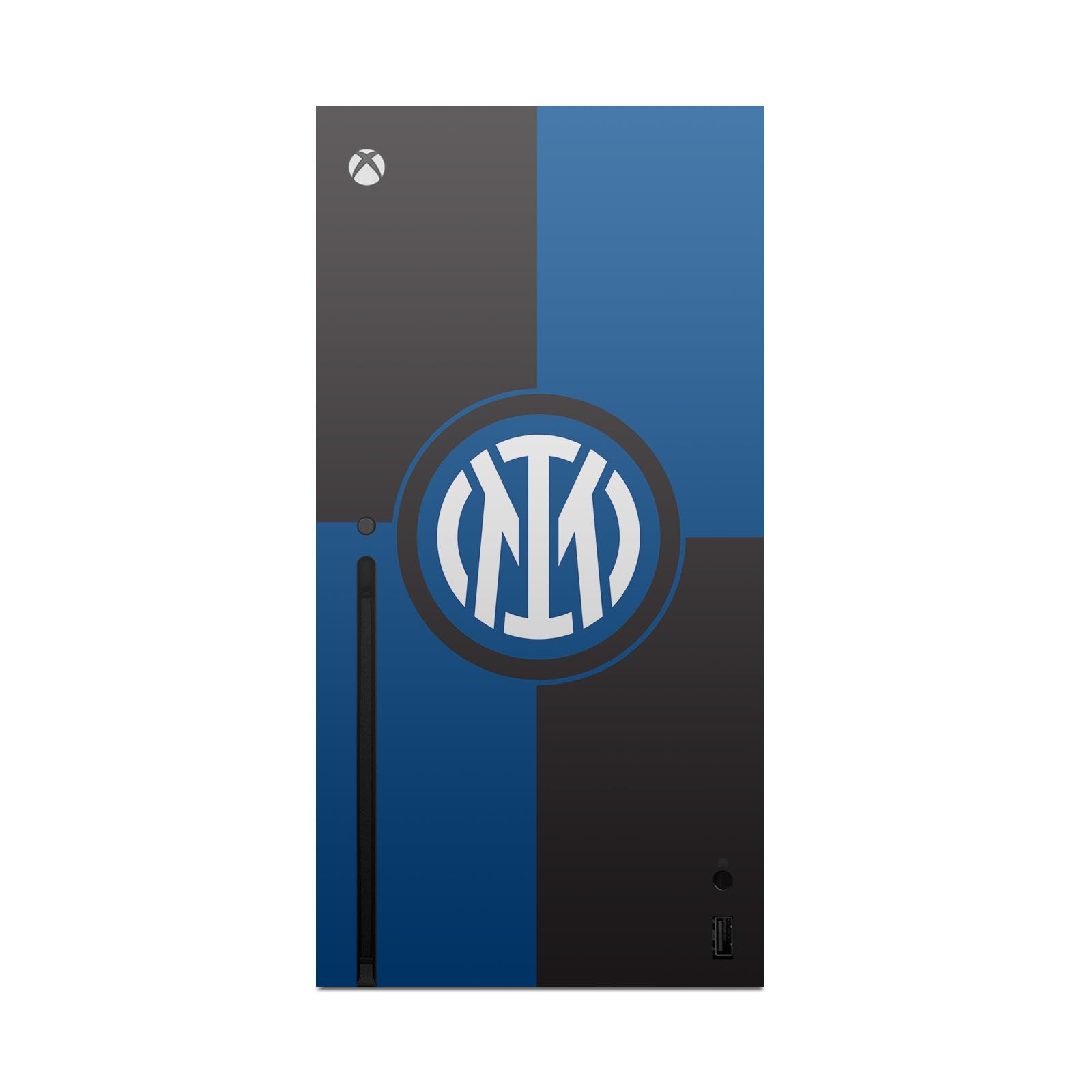 Head Case Designs Officially Licensed Inter Milan Flag Badge Vinyl Sticker Gaming Skin Decal Cover Compatible With Xbox Series X Console