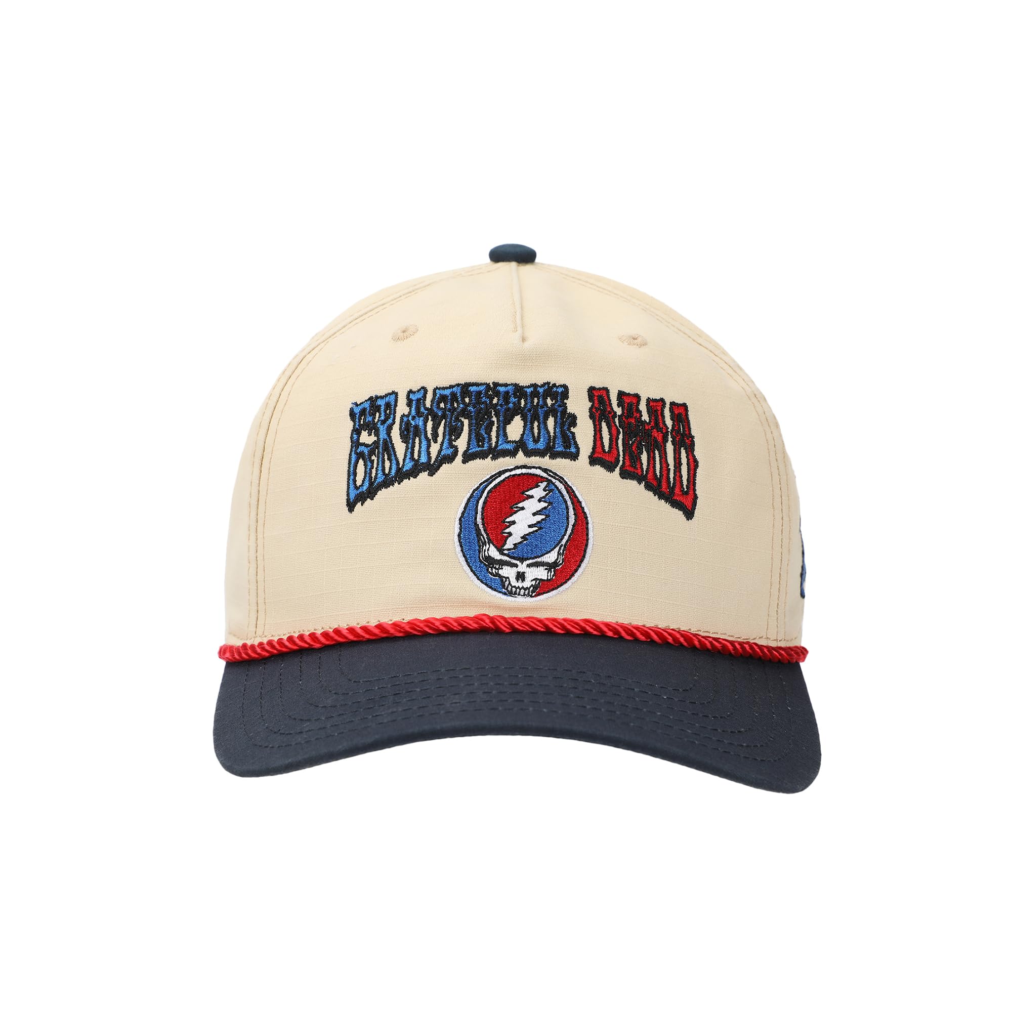 Bioworld Grateful Dead Logo Adult Tan Rope Snapback Hat