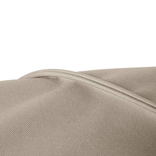 Classic Accessories Storigami Water-Resistant 100 Inch Easy Fold Patio V-Shaped Sectional Lounge Set Cover, Goat Tan, Patio Furniture Covers