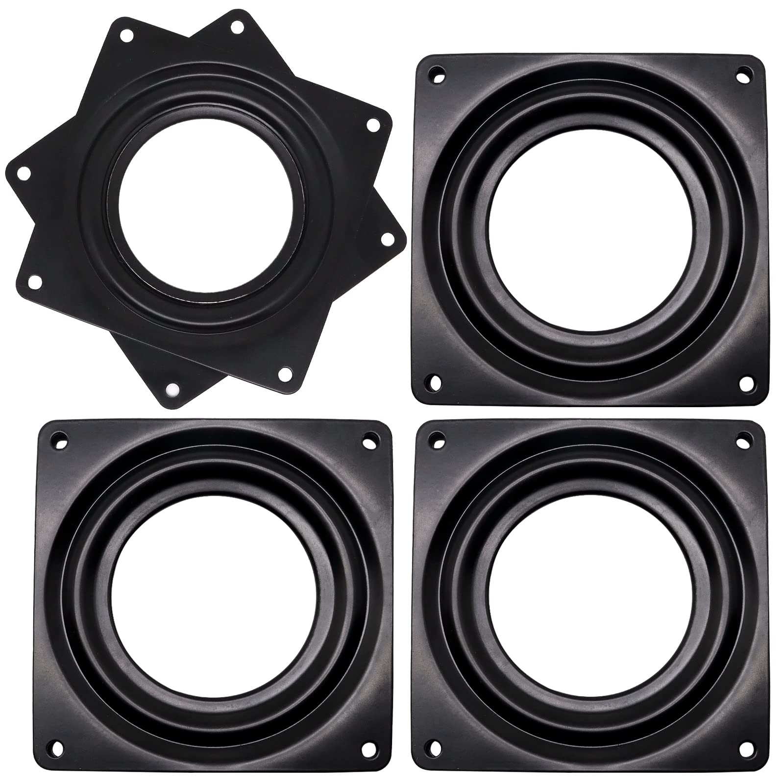 BENLIUDH Lazy Susan Hardware, 4 Inch Lazy Susan Bearing Turntable for Table Serving Trays, Cabinet, DIY Craft Project 4 Pcs