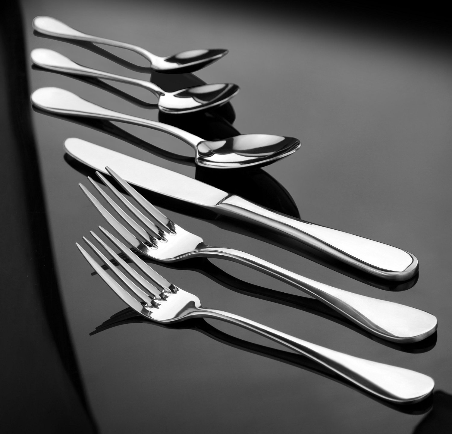 Artaste 18/10 Stainless Steel Elegant Serving & Hostess Flatware Sets (47-Piece 18/10 Silver Finish)