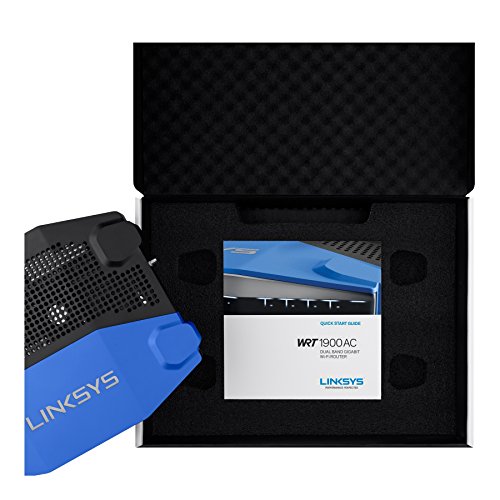 Linksys WRT1900AC 2.4 and 5GHz Dual Band Smart Wi-Fi Wireless AC Router (WRT1900AC-EJ)