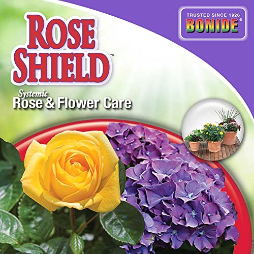 Bonide Rose Shield Systemic Rose & Flower Care, 6 lbs. Ready-to-Use Granules for Long Lasting Protection Against Garden Insects