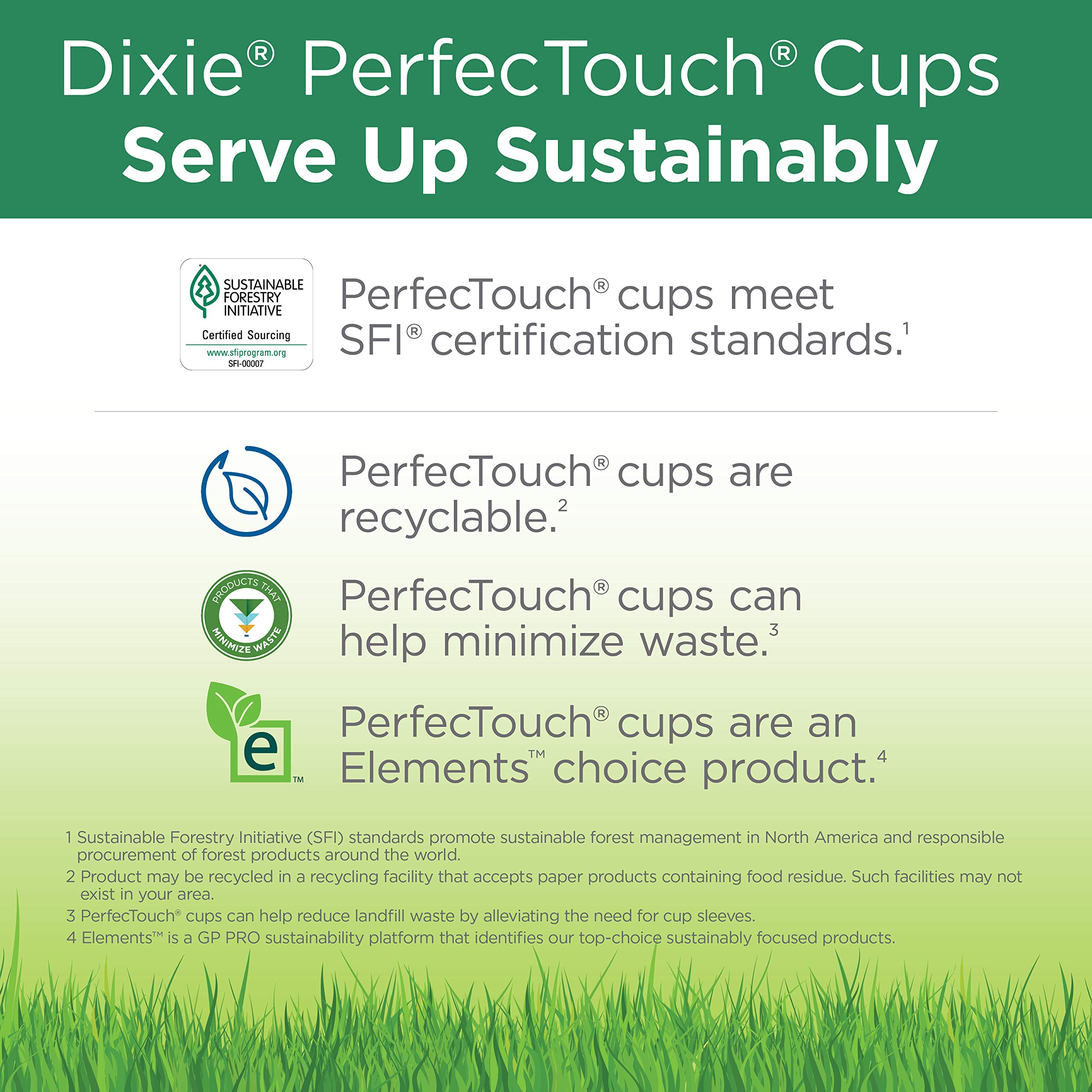 Dixie PerfecTouch 20 oz. Insulated Paper Hot Coffee Cup by GP PRO (Georgia-Pacific) Beans Design 5320BE 500 Count (25 Cups Per Sleeve, 20 Sleeves Per Case)