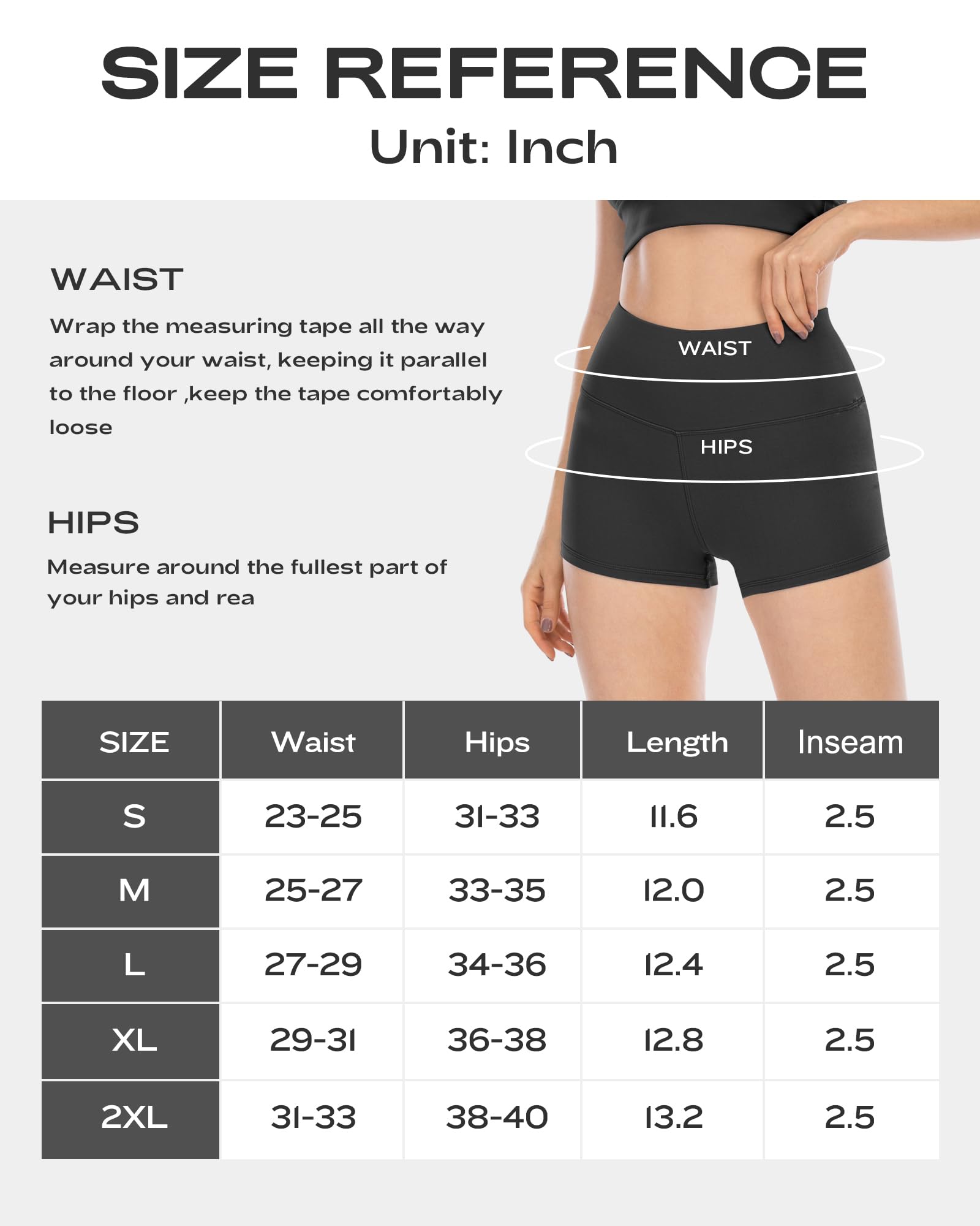 ATHVOTAR Spandex Biker Yoga Shorts Women, 3'' / 5'' / 10'' High Waisted Booty Workout Shorts(3" Black,M)