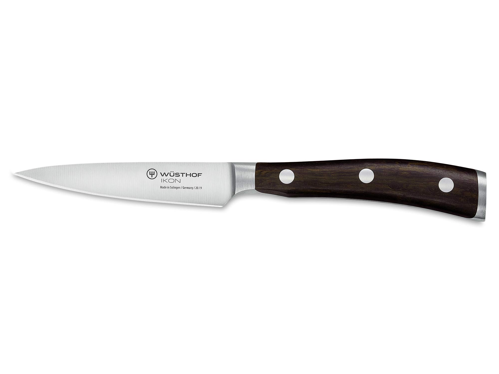 Wusthof IKON Paring Knife, 3.5", Brown
