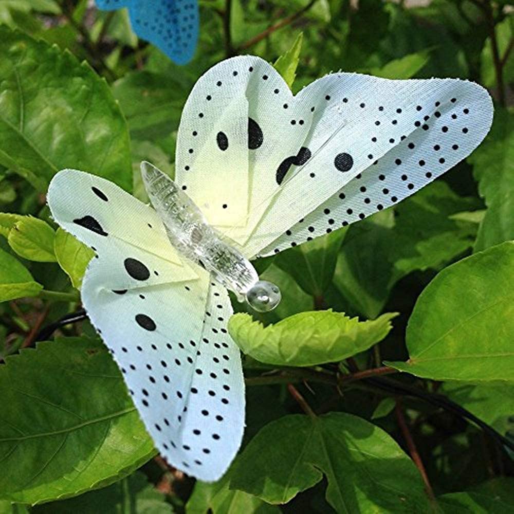 Berocia 20 LED Butterfly String Lights with Remote USB Plug in Outdoor Waterproof Twinkle Fairy Lights 8 Modes for Camping Indoor Bedroom Home Garden Party Decor Xmas Tree Porch Patio Night Light
