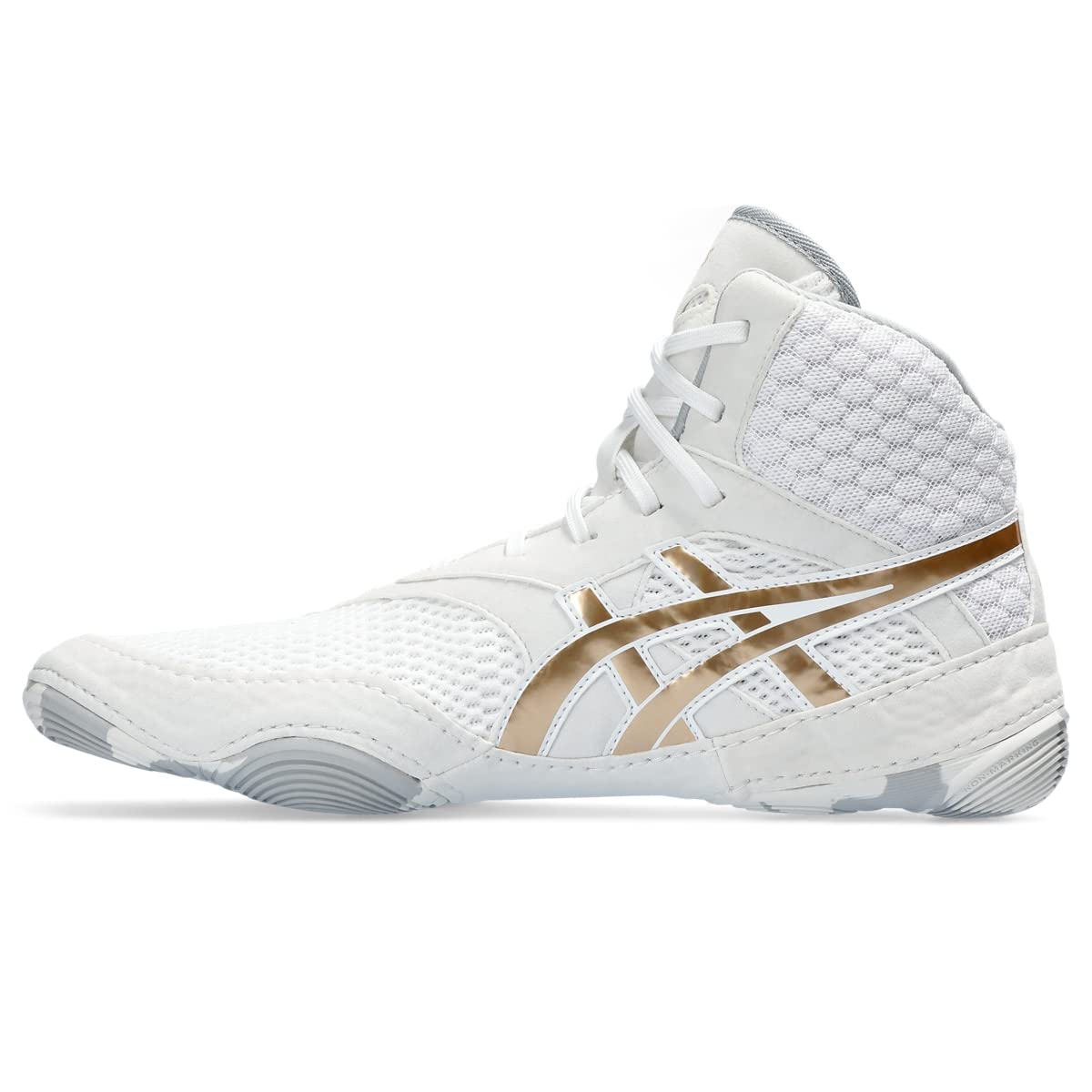 ASICS Women's MATBLAZER Wrestling Shoes, 12, White/Champagne