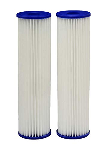 Brita Total 360 Pleated Whole House Water Filter Replacements (BRW2P) | Universal Filtration System Compatibility | NSF Certified to Reduce Sediment | 3-Month Filter Life (2 Pack)