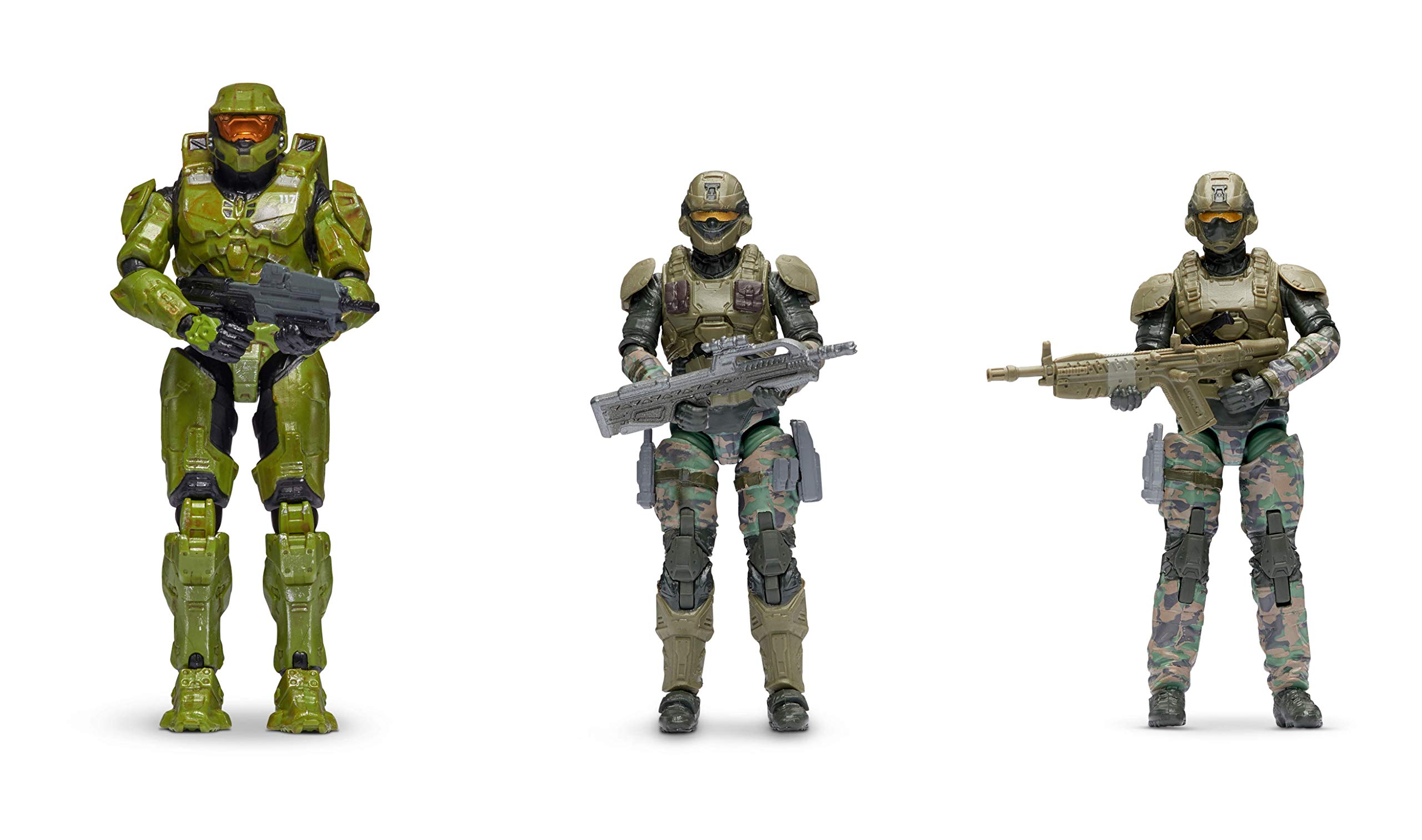 HALO 4" Spartan 3 Figure Pack – Master Chief and 2 UNSC Marines - Amazon Exclusive