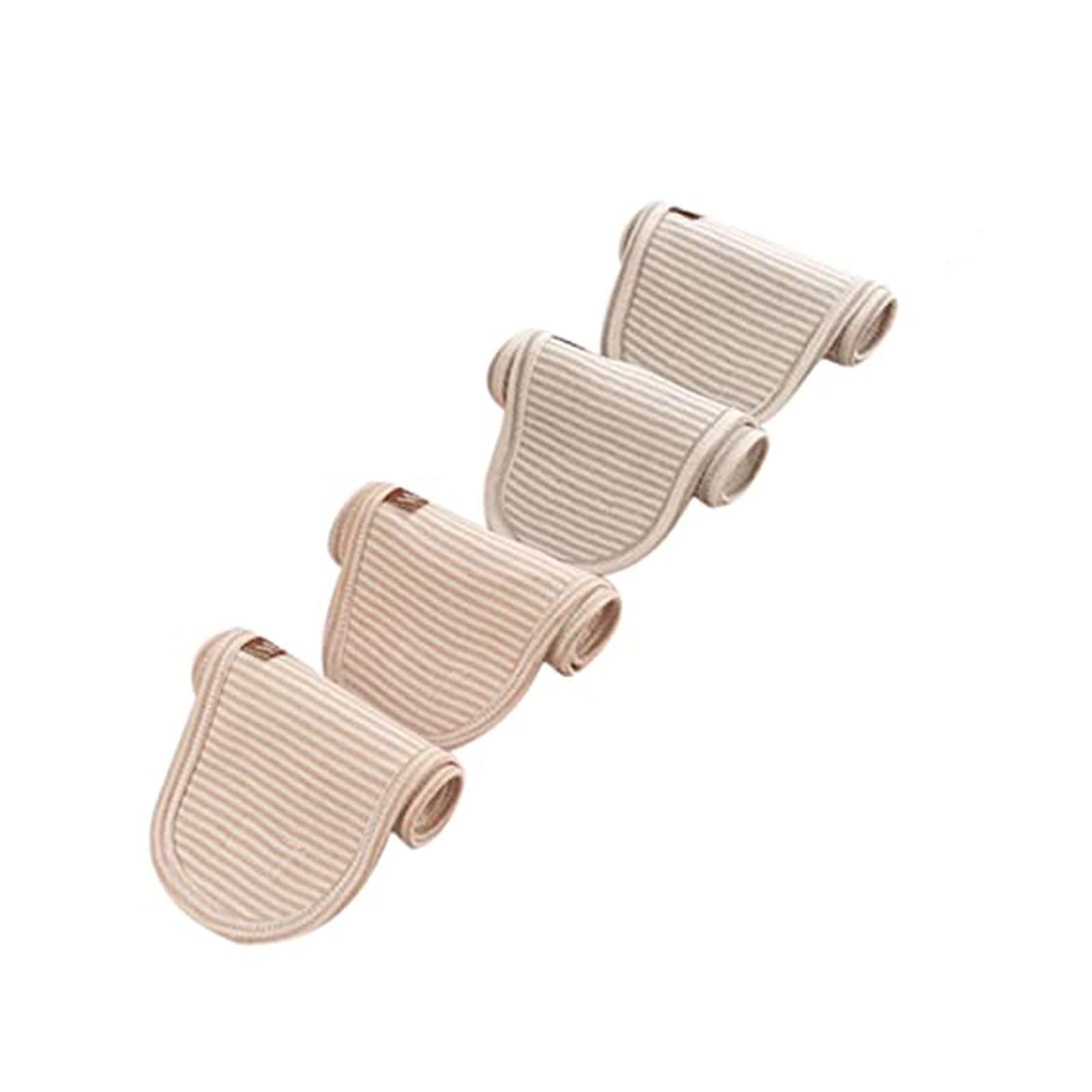 Skyflying 4PCS 100% Organic Cotton Baby Umbilical Cord Care Hernia belt breathable newborn Essential Everyday Protection (4)