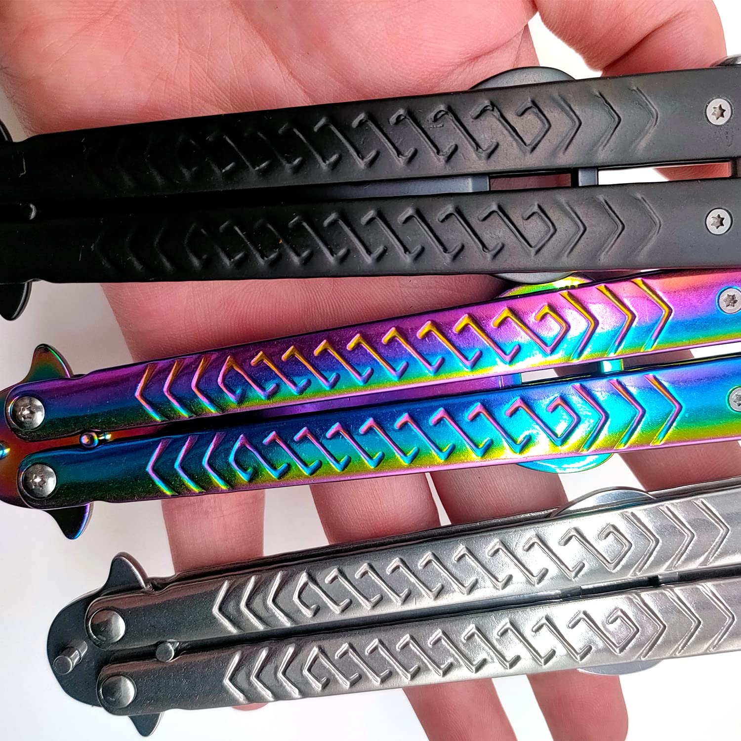 Beautiful Bottle Opener,Bottle Opener,Heavy Stainless Steel Folding Exercise Bottle Opener(3 Pcs)