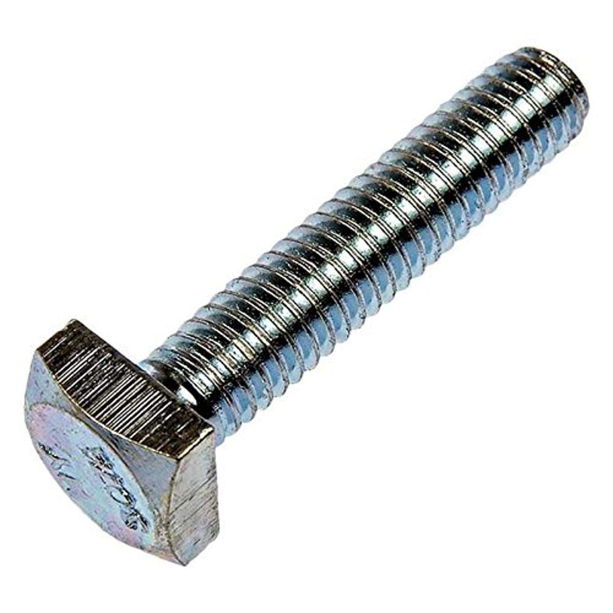Small Parts FSC5162SHB Grade A Steel Square Head Bolt, 5/16"-18" Thread Size, 2" Long (Pack of 10)