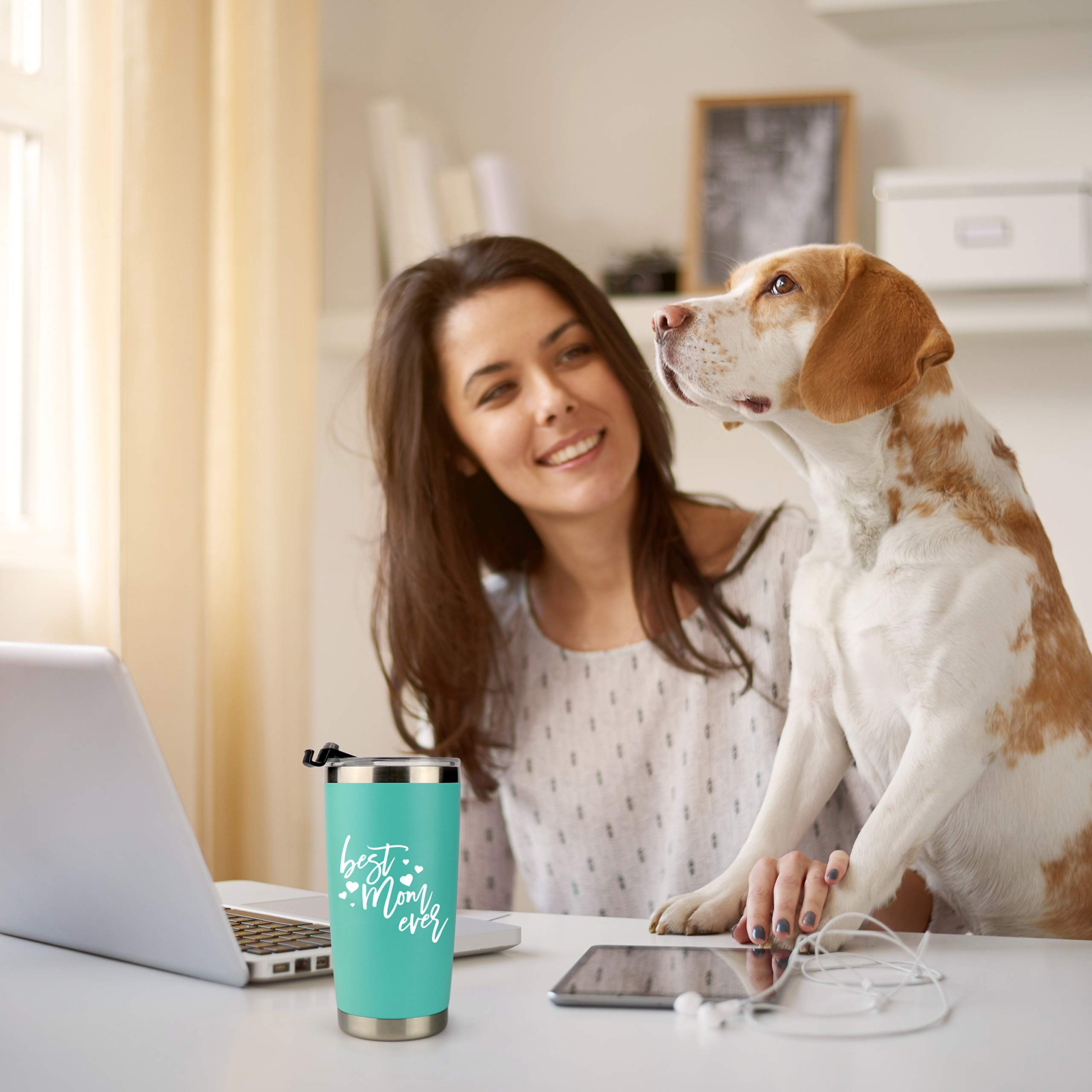 Best Mom Ever-Gift for Mom for Christmas, 20 Ounce Stainless Steel Tumbler