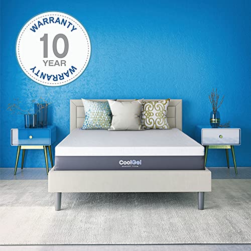 Classic Brands Cool Gel Ventilated Memory Foam 12-Inch Mattress | CertiPUR-US Certified | Bed-in-a-Box, Queen