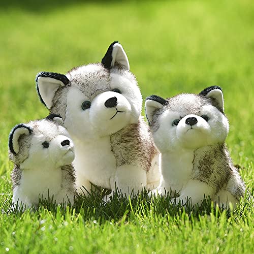 XIGUI 10" Plush Husky Dog Stuffed Animal Puppy Toys Gifts