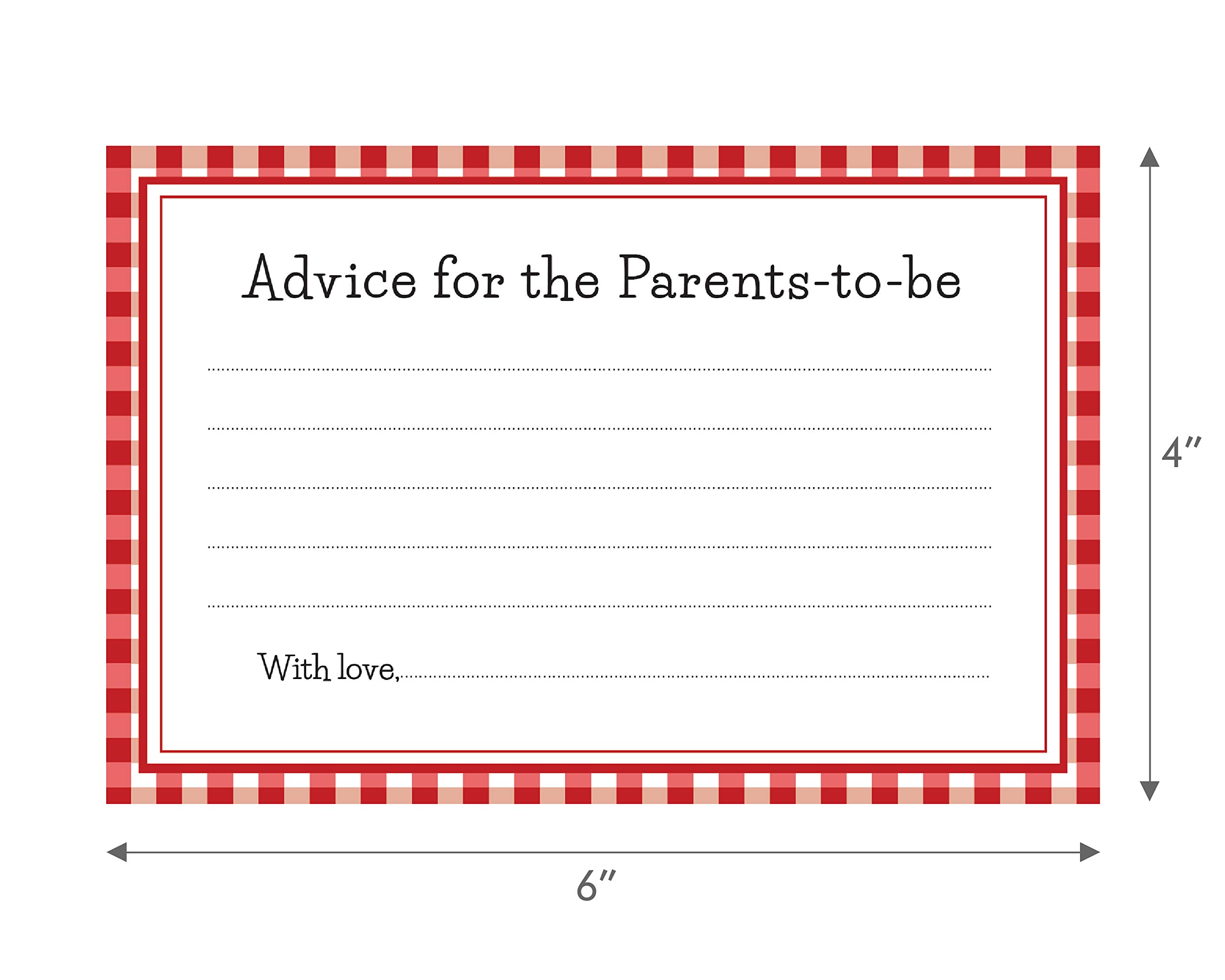 BBQ Baby-Q Advice for the Parent-to-be Baby Shower Cards - 24 count