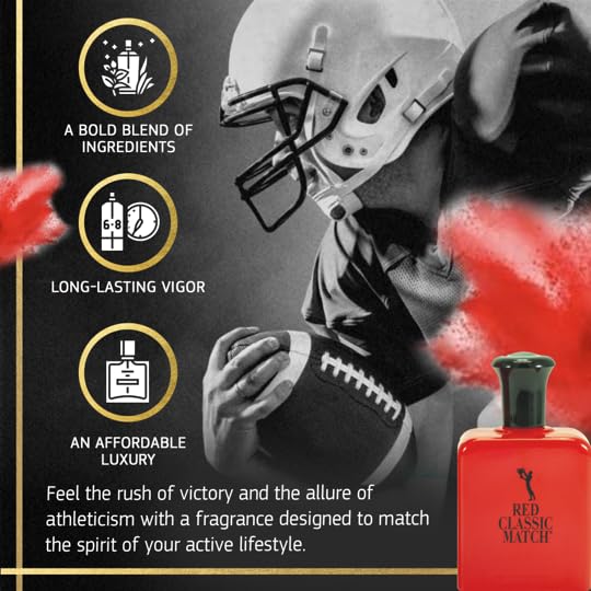 PB ParfumsBelcam Red Classic Match Eau de Toilette Spray, Our version of a Designer 2.54 Fl Oz