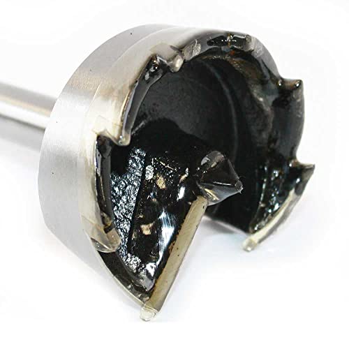 Big Horn 70153 2-1/8 Inch Carbide Tipped Spur Bit - 1/2 Inch Shank with 3/8 Inch Hex End (Replaces Templaco MS-302-6C)