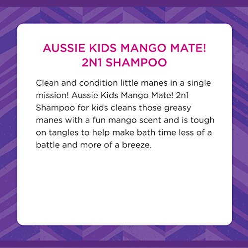 Mango Mate Kids 3 in 1 Shampoo & Conditioner 12 Fl Oz