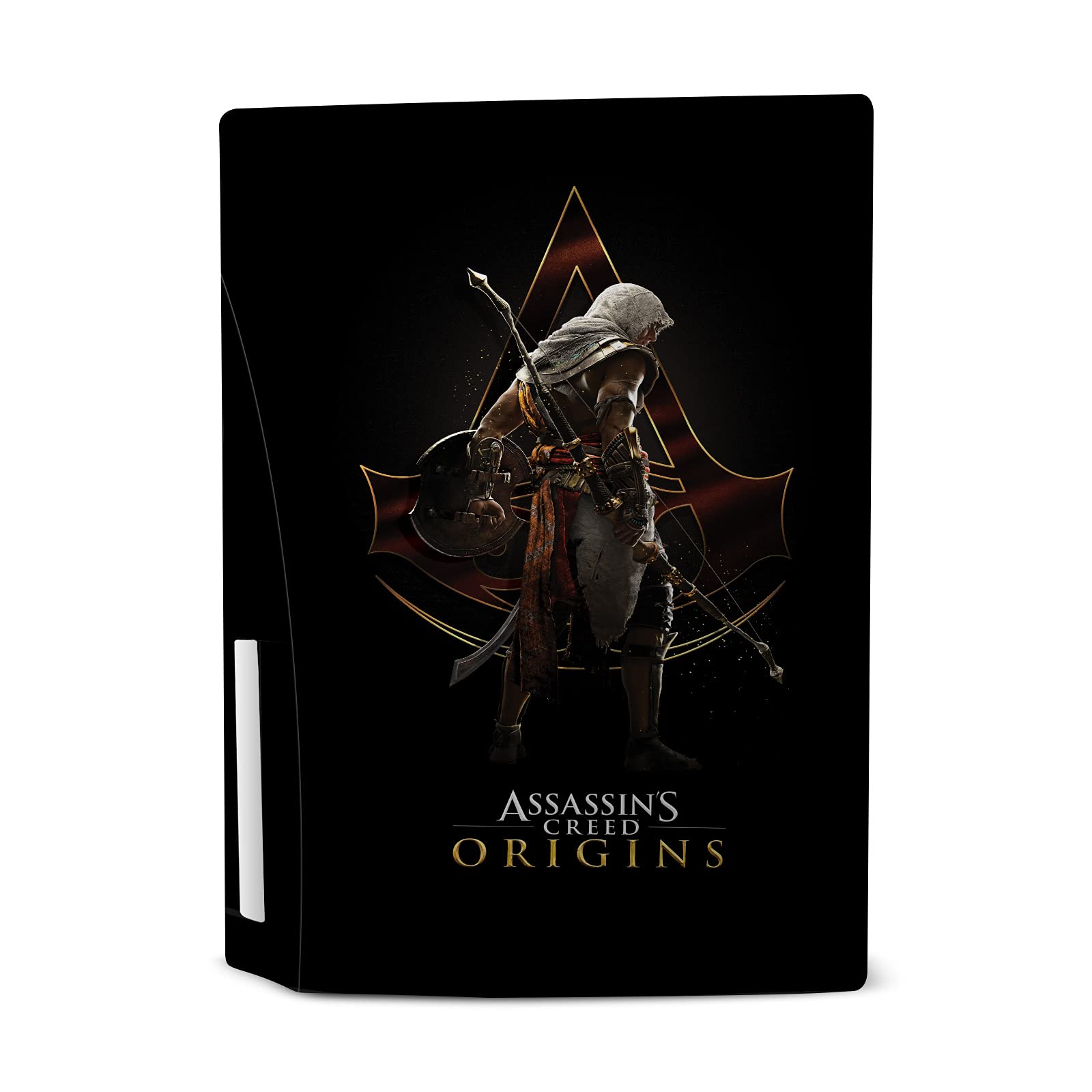 Head Case Designs Officially Licensed Assassin's Creed Bayek Crest Origins Character Art Vinyl Faceplate Sticker Gaming Skin Decal Cover Compatible With Sony PlayStation 5 PS5 Disc Edition Console