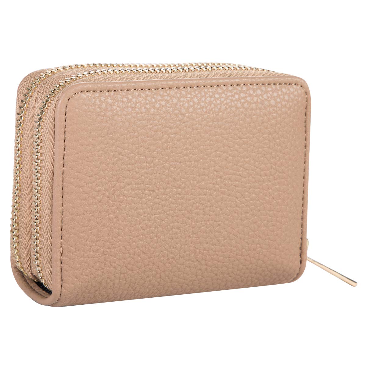 Heaye Card Case Women Wallet RFID with ID Window Zipper Small (Grey)