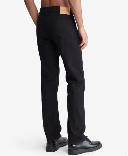 Calvin Klein Men's Straight High Stretch Jeans, Ck Classic Black, 38W x 30L