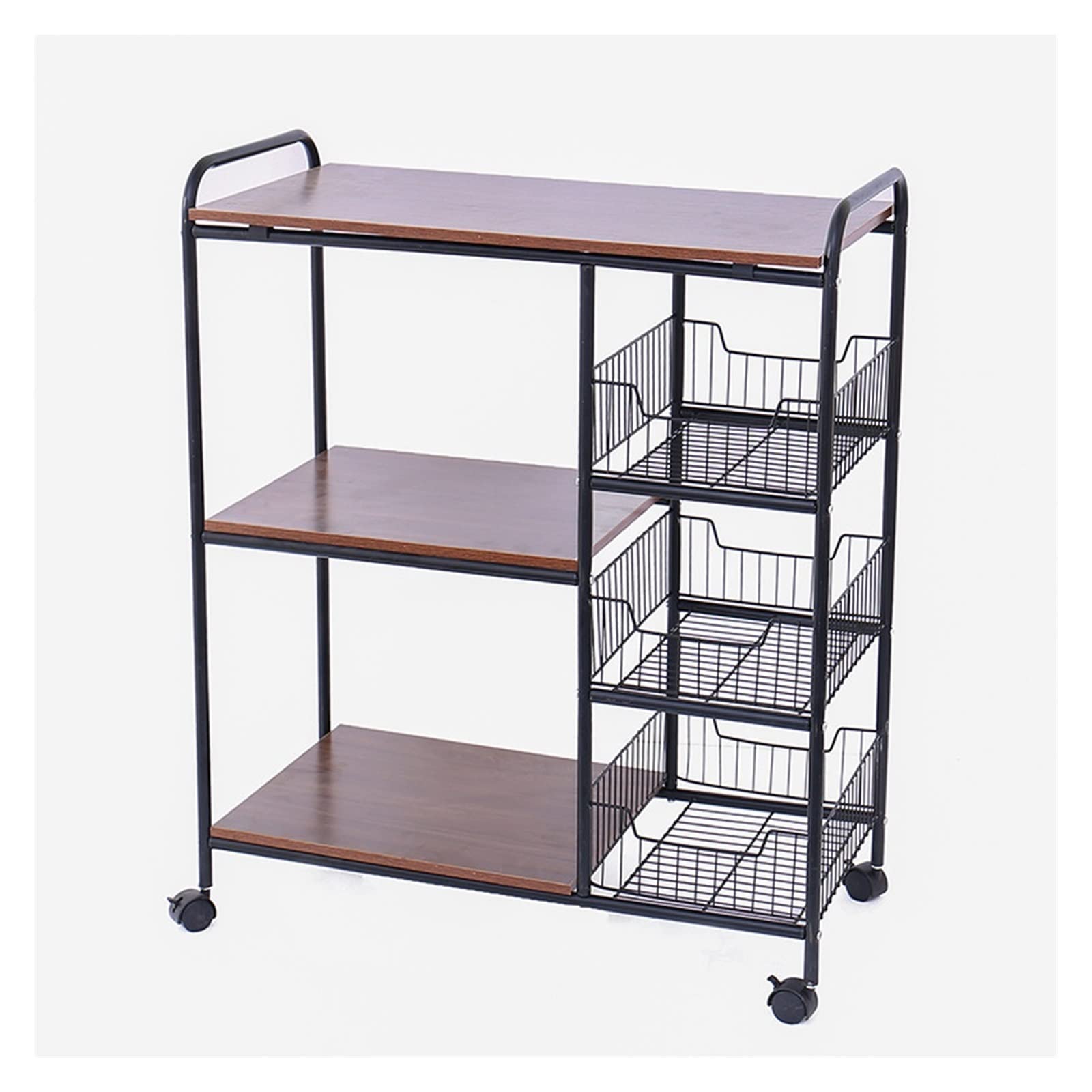 BHVXW Cart Storage Rack Kitchen Trolley Rack Shared Bathroom Storage Rack