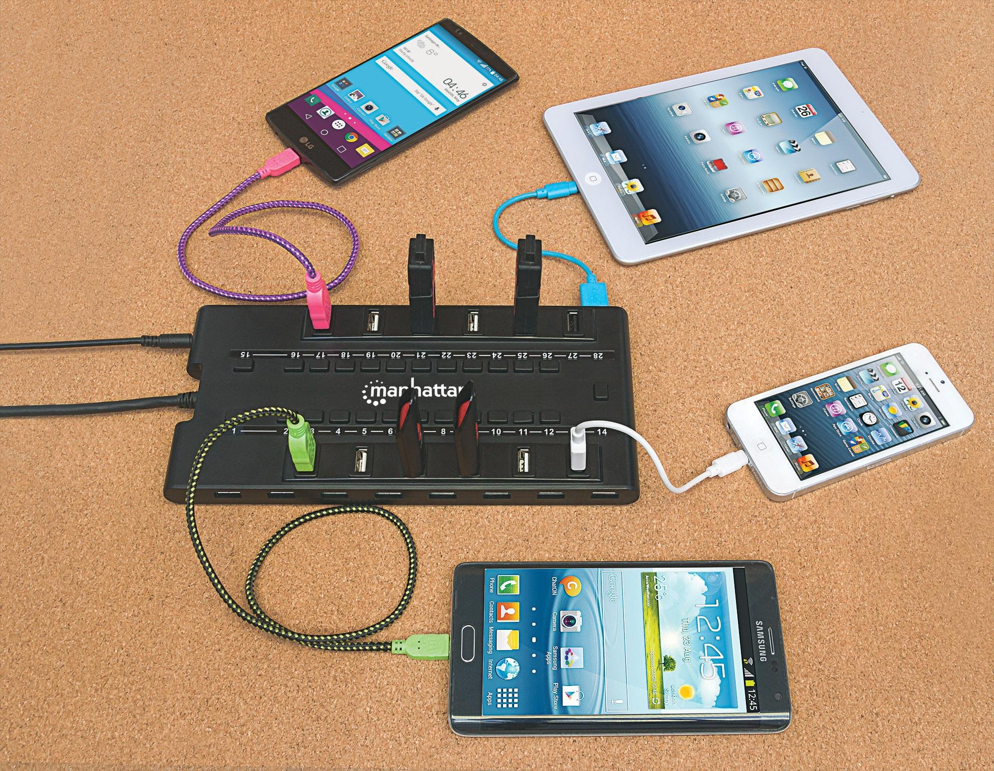 Manhattan 28 Port USB Hub (161718)