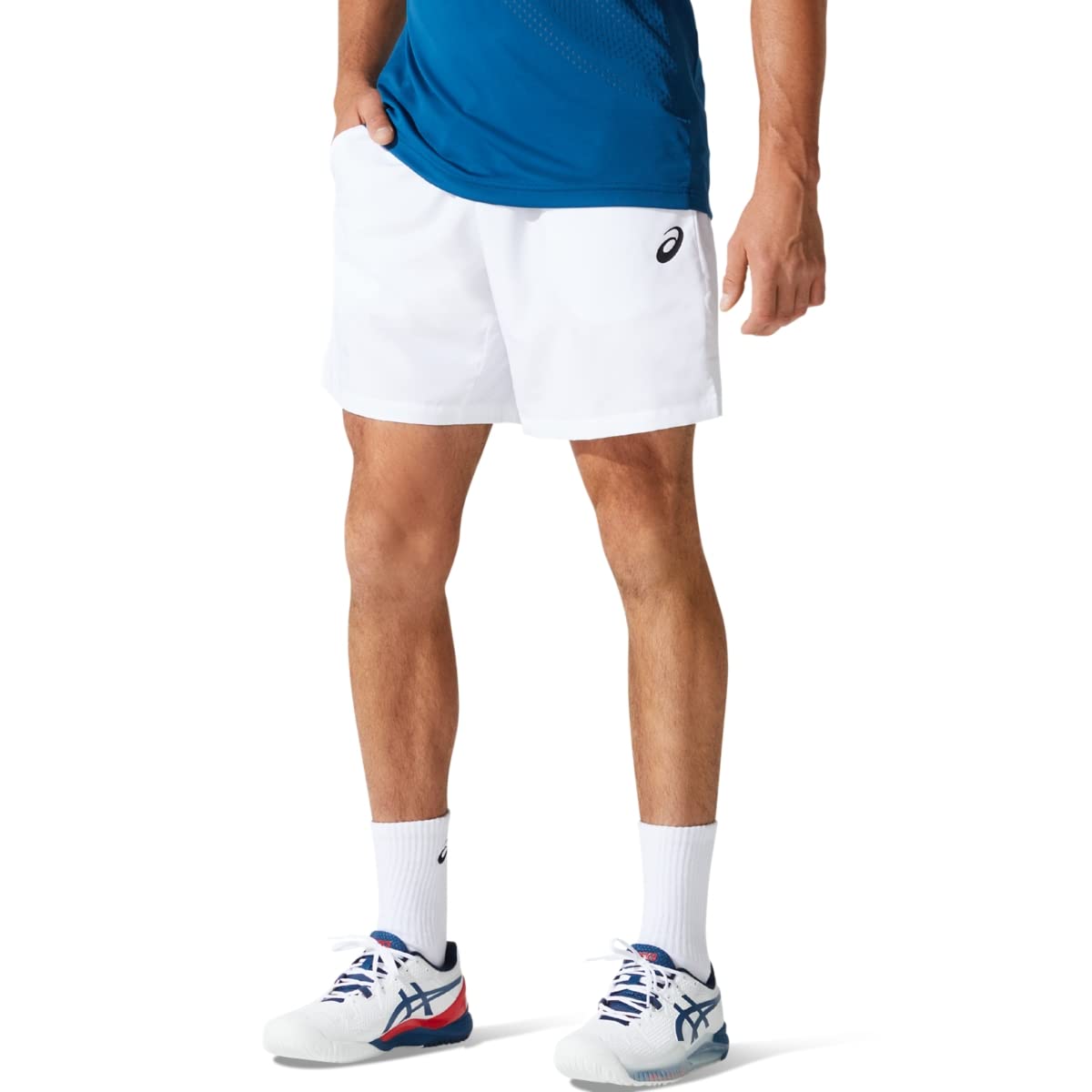 ASICS Men's 7IN Short Tennis Apparel, 2XL, Peacoat