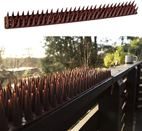 Bird Spikes, Bird Deterrent Spikes for Small Birds Pigeon Squirrel Raccoon Cats Crow Bird Repellent Spikes for Outside to Keep Birds Away