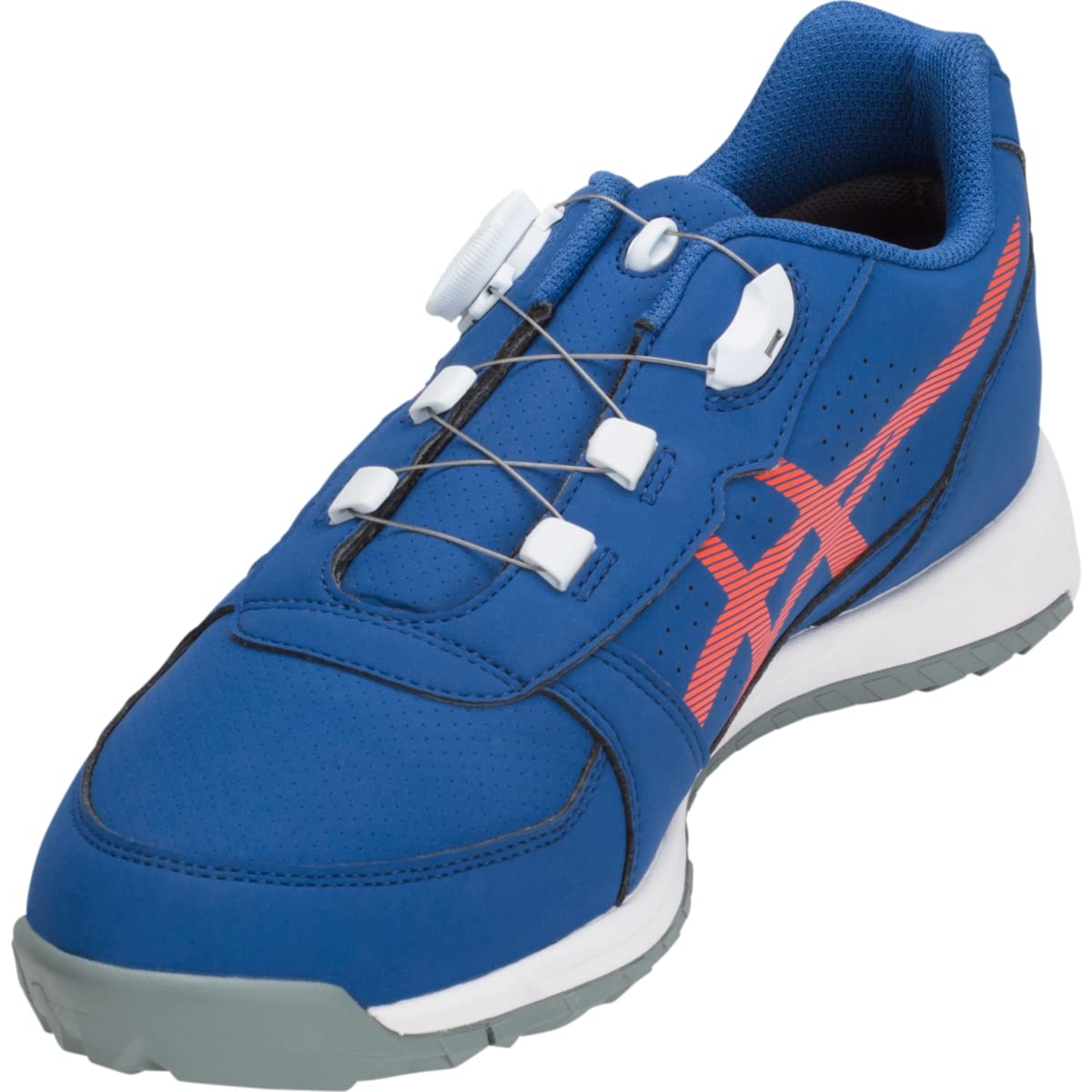 ASICS Men's Gel-PRESHOT Boa Golf Shoes, 10, Imperial/NOVA Orange