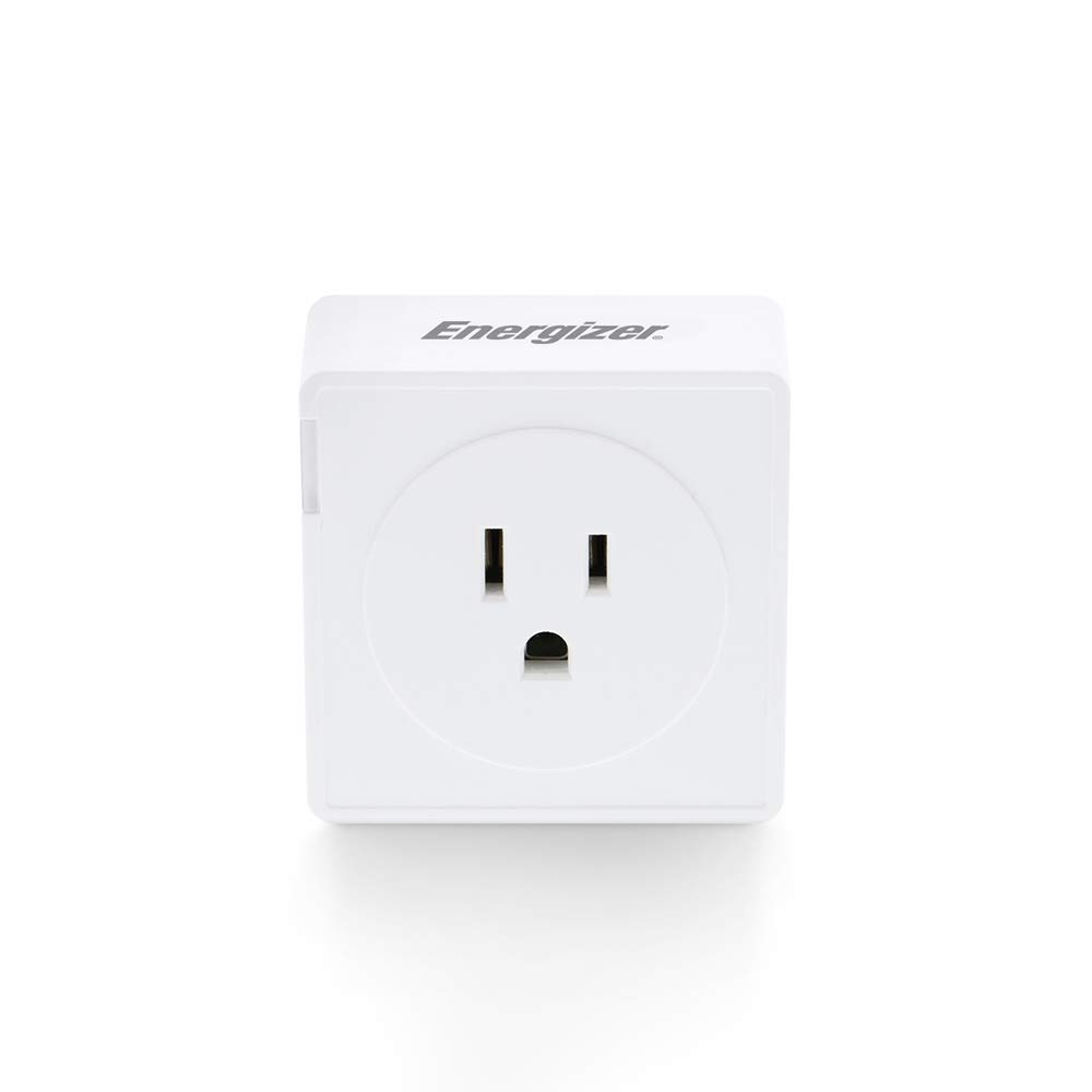Energizer Connect Smart Indoor Plug with Energy Monitor, Automation, Remote Access and Voice Control | Compatible with Alexa and Google Assistant