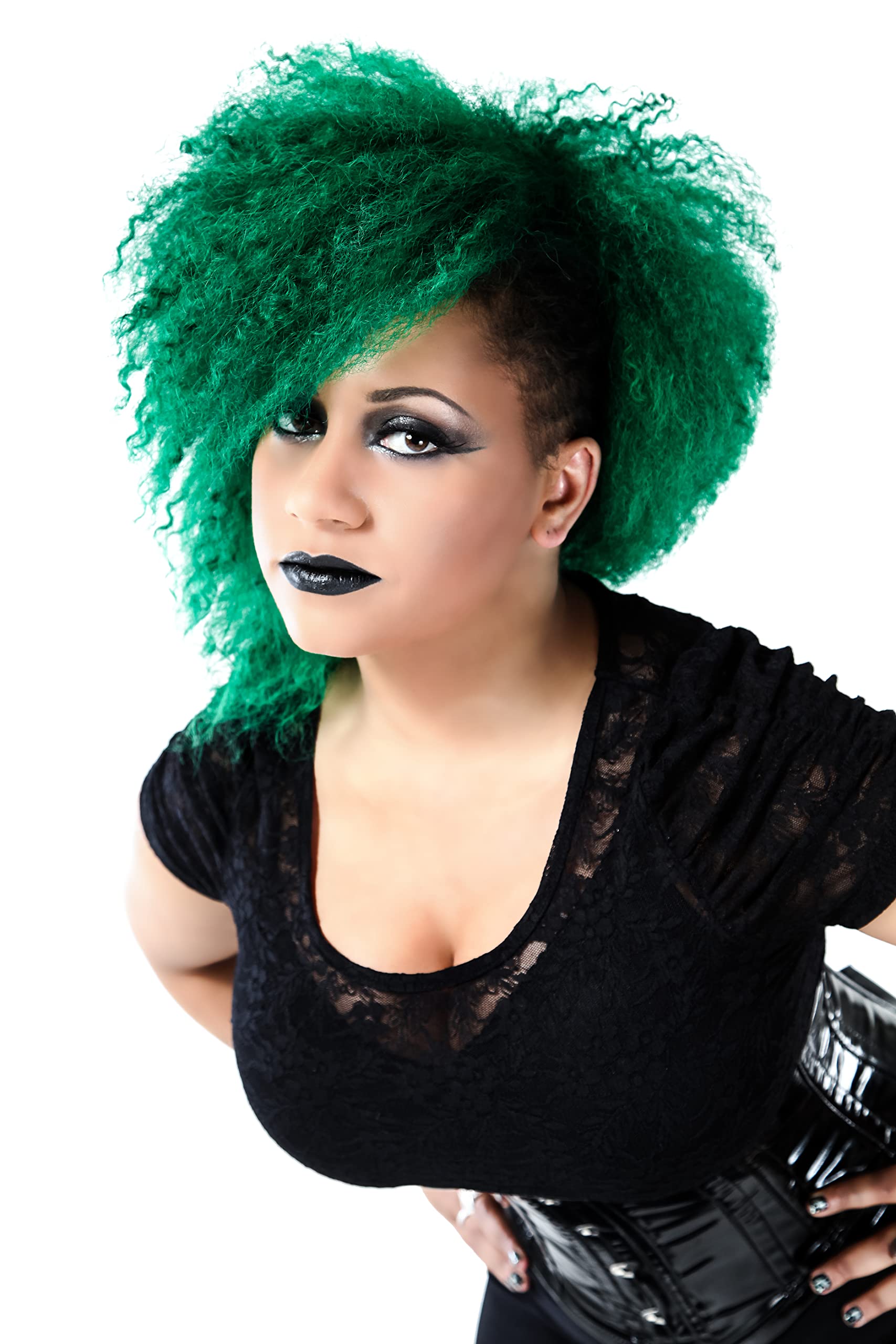 MANIC PANIC Green Envy Semi Permanent Hair Color - Cruelty Free, Vegan Classic Dark Green Hair Dye - Safe to Create & Mix Custom Shades (4oz)