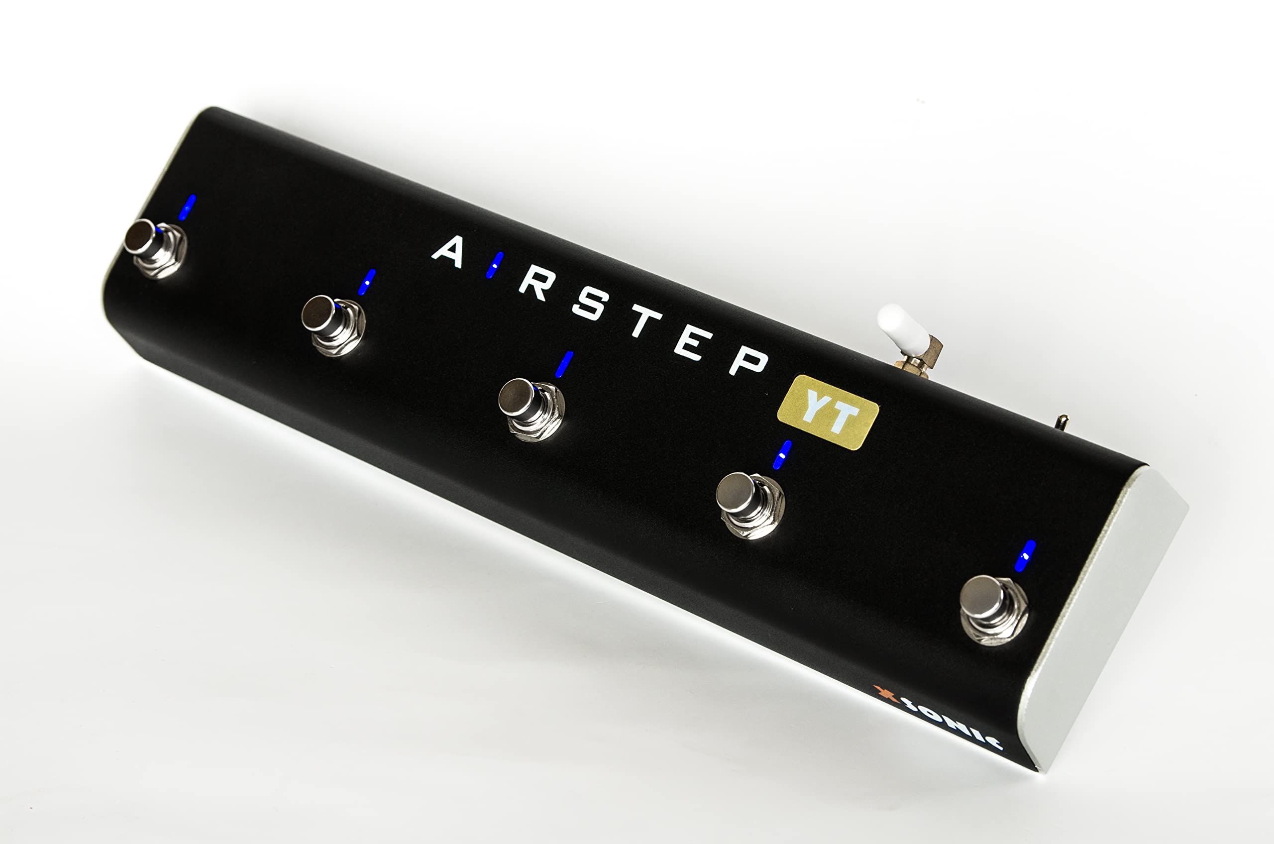 XSONIC Airstep YT Edition THR10II, THR30II Desktop Amp Foot Controller with 5 Footswitches, 3 Control Modes(Change Slots, Toggle Effects), 300H Playtime, Wirelessly Control Your THRII for Home and Gig