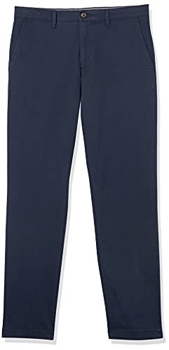 Amazon Essentials Men's Slim-Fit Casual Stretch Chino Pant, Navy, 38W x 29L