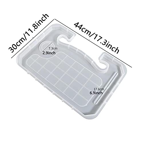 Car Steering Wheel Tray Resin Mold, Car Tray Mold, Car Tray Desk Resin Molds for Travel Table Car Food Eating/Laptop Steering Wheel Desk