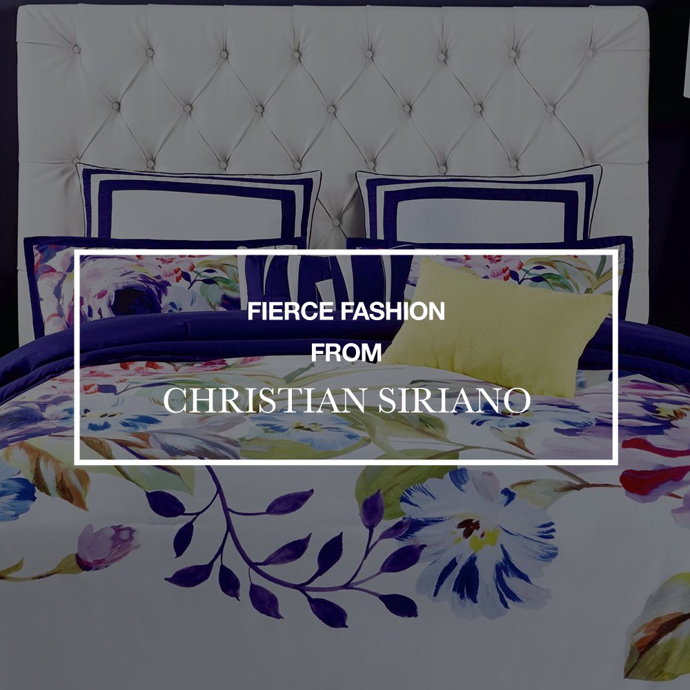 Christian Siriano Dreamy Floral Full/Queen Duvet Cover Set