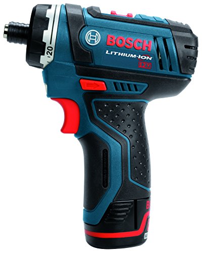 BOSCH CLPK27-120 12V Max 2-Tool Combo Kit with Two-Speed Pocket Driver, Impact Driver and (2) 2.0 Ah Batteries,Blue