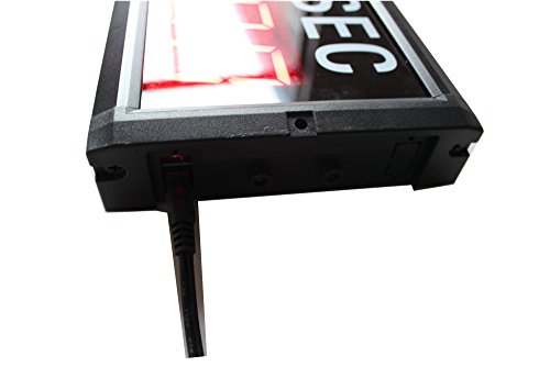 AZOOU 2.3-inch 10 Digits with Red Color LED Timer Countdown/up Wall Mounted Clock with Days Hours Mins Secs