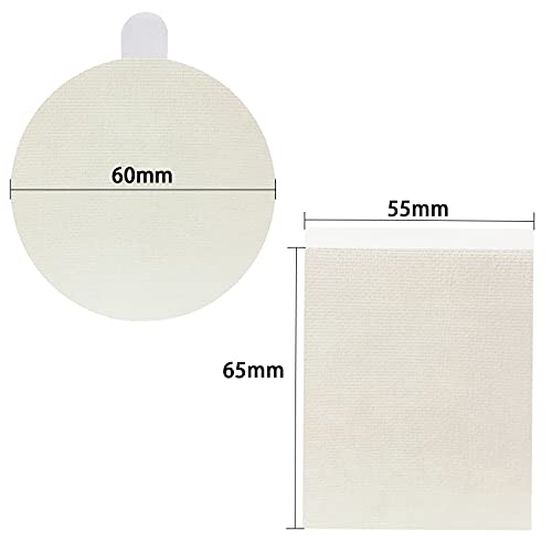 Birllaid 60Pcs Pool Repair Patches kit for Air Mattress, Repair Tearing Inflatables,Bounce House,Tent, Waterproof,Strong Adhesion,Heavy Duty